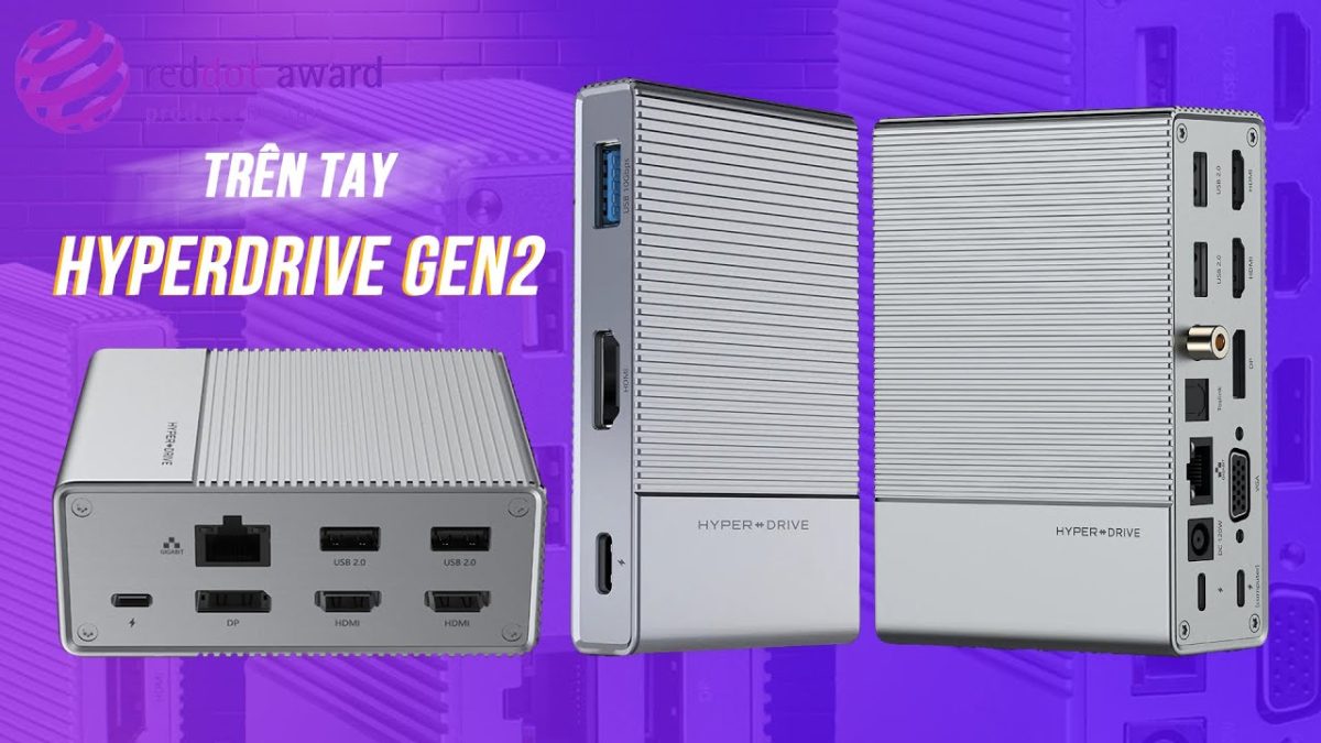 Trên tay hub chuyển đổi xịn sò HyperDrive GEN 2 - HALOSHOP