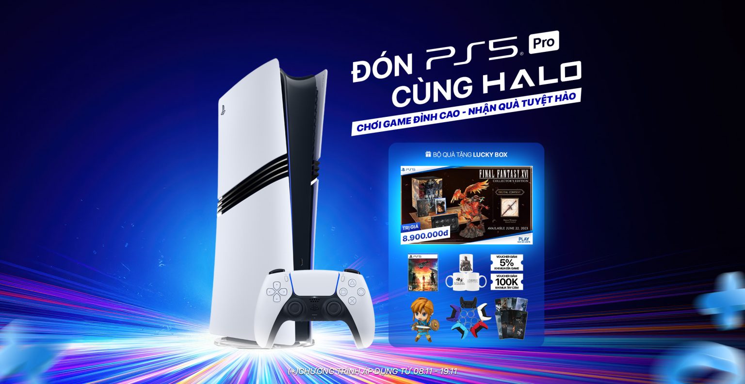 ĐÓN PS5 PRO CÙNG HALO - HALOSHOP