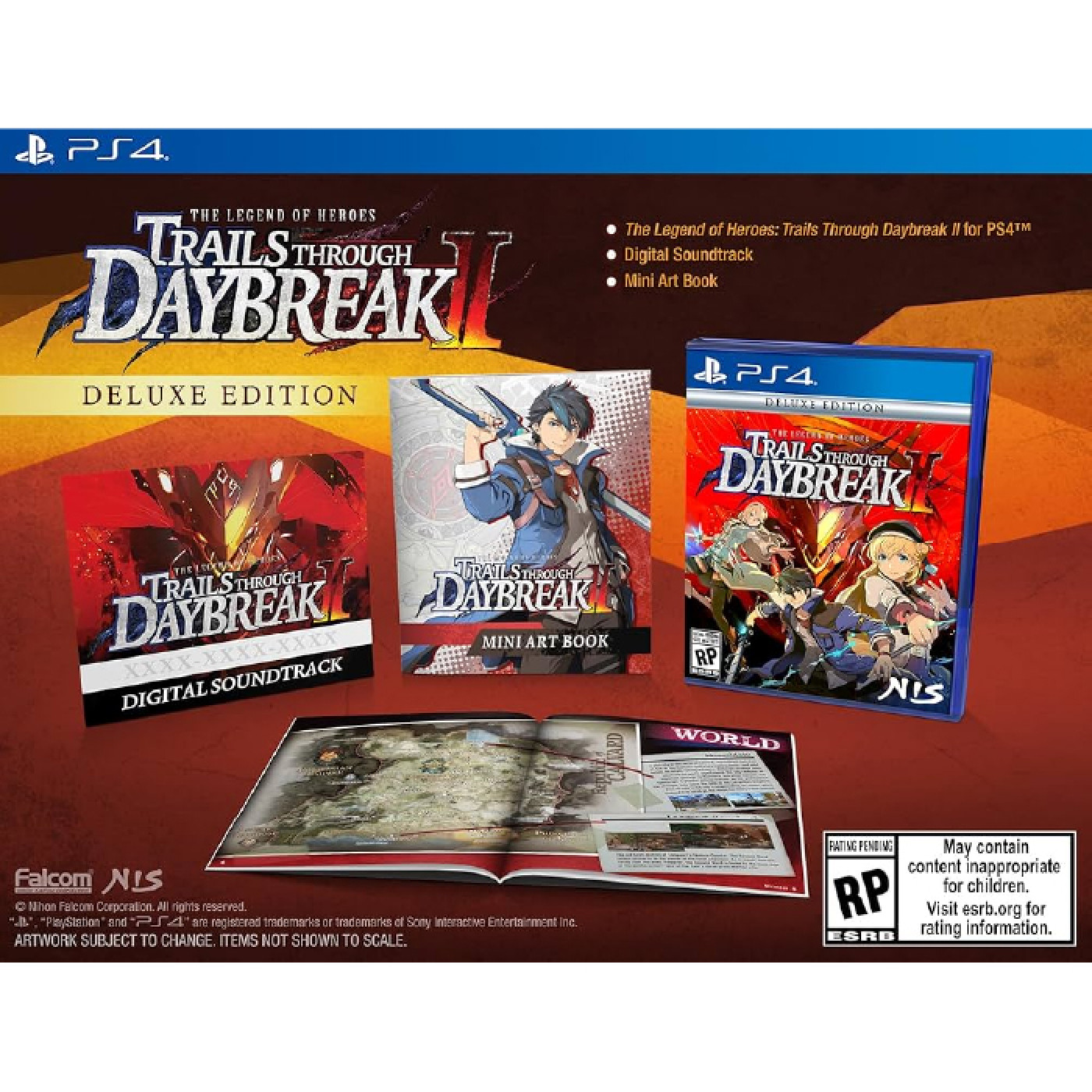 Game The Legend Of Heroes: Trails Throught Daybreak II Deluxe - PS4 - HALOSHOP